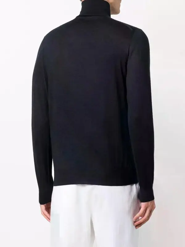 MAURO OTTAVIANI Roll-neck Cashmere-silk Jumper