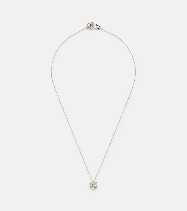 Sophie Bille Brahe Cosmos Simple Diamond Pendant Necklace - Gold