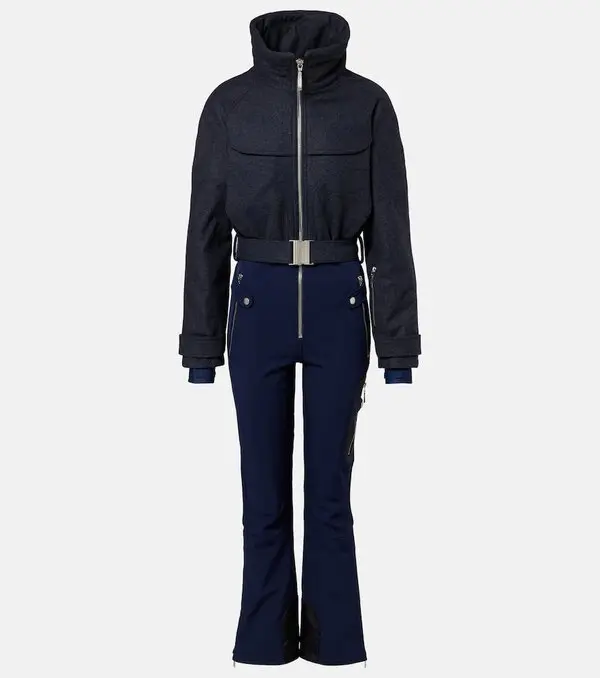 Cordova Eiger Wool-blend Ski Suit - Blue
