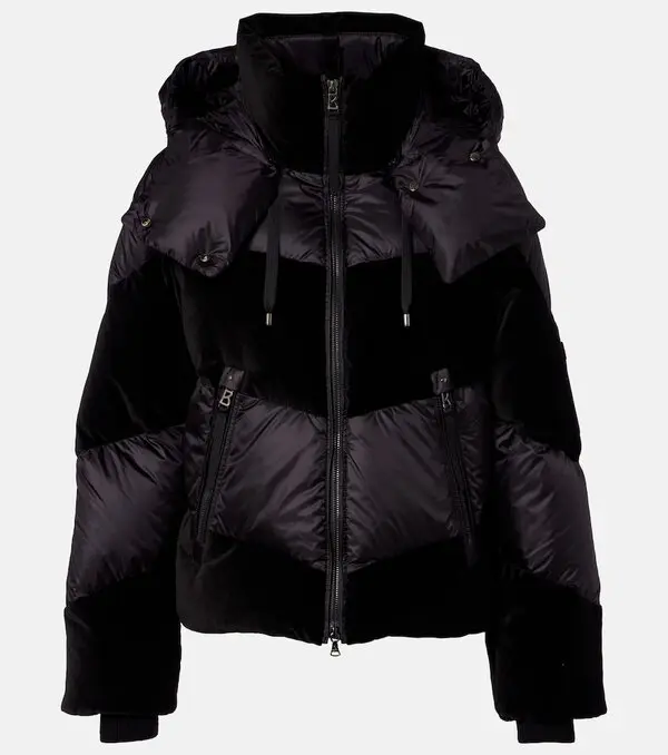 Bogner Cathy Velvet-trimmed Down Jacket