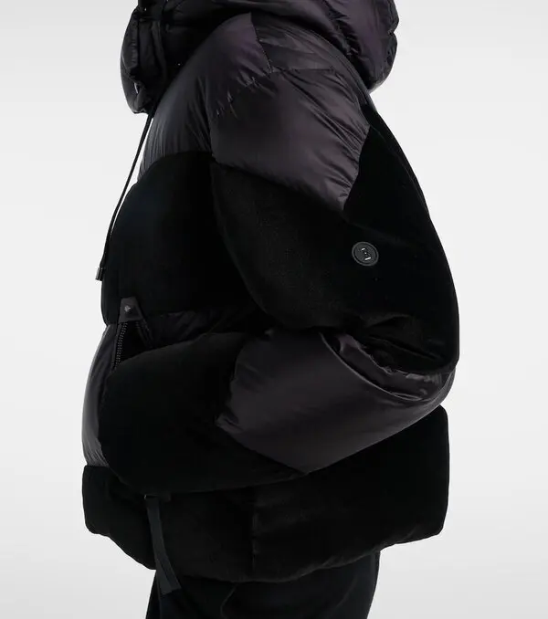 Bogner Cathy Velvet-trimmed Down Jacket