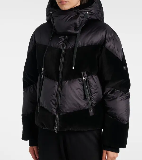 Bogner Cathy Velvet-trimmed Down Jacket