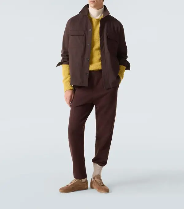 Sunspel Cotton And Cashmere Overshirt