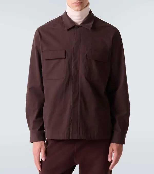 Sunspel Cotton And Cashmere Overshirt