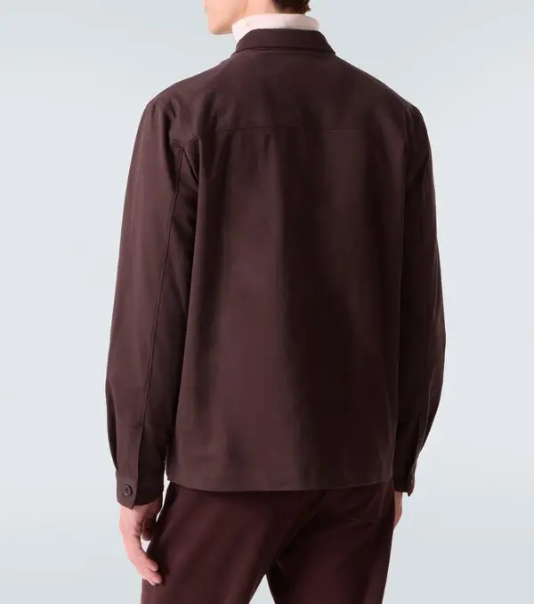 Sunspel Cotton And Cashmere Overshirt