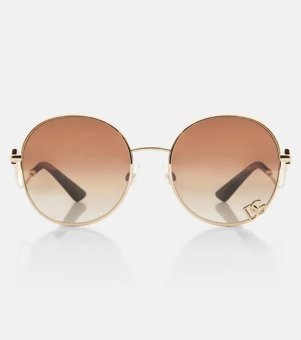 Dolce & Gabbana Dg Filo Round Sunglasses - Brown