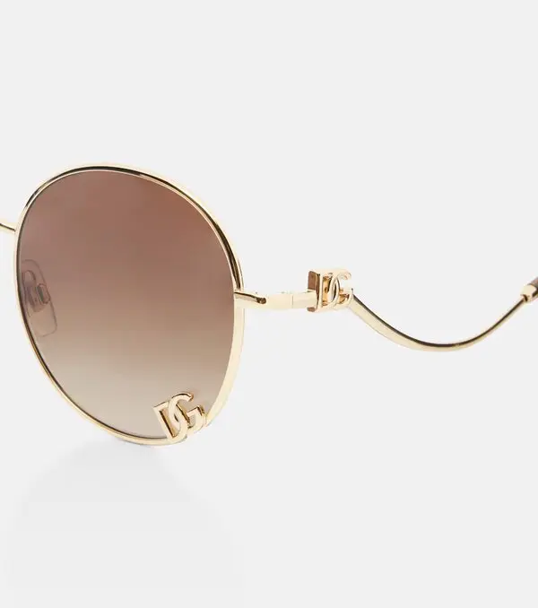 Dolce & Gabbana Dg Filo Round Sunglasses - Brown