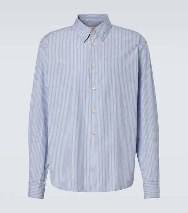 Our Legacy Beyond Striped Cotton Poplin Shirt