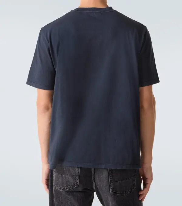 Our Legacy Box Cotton Jersey T-shirt - Blue