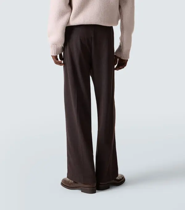 Our Legacy Breeze Cotton And Wool-blend Sweatpants
