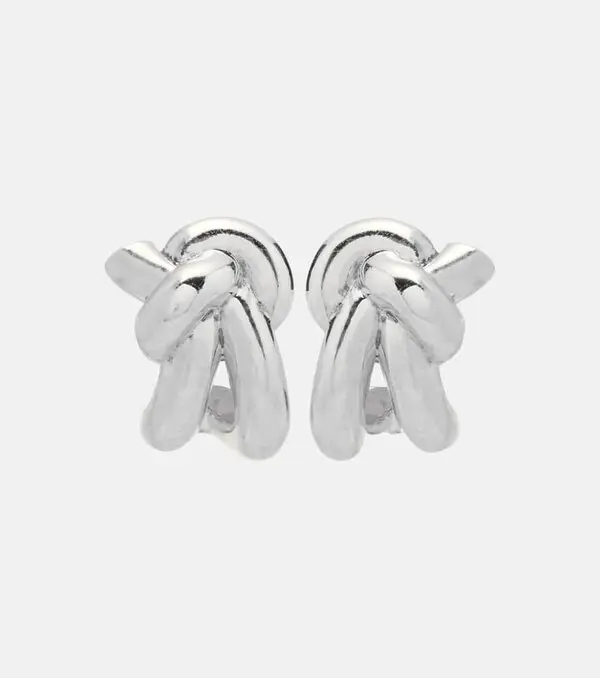 Bottega Veneta Knot Sterling Earrings - Silver