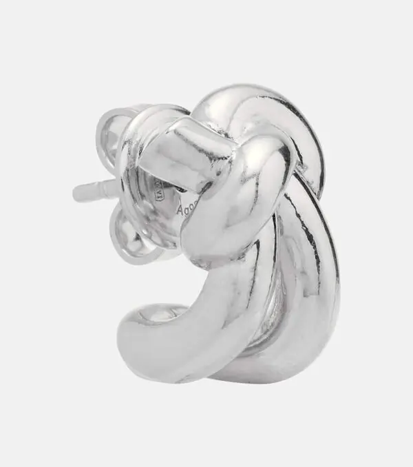 Bottega Veneta Knot Sterling Earrings - Silver
