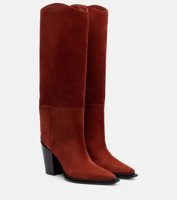 JIMMY CHOO Knee-high Boots - Brown