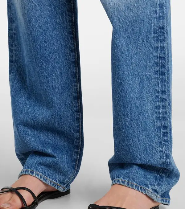 SLVRLAKE Ellie Low-rise Wide-leg Jeans - Blue