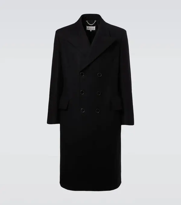 MAISON MARGIELA Double-breasted Virgin Wool Coat