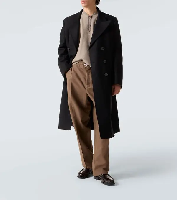 MAISON MARGIELA Double-breasted Virgin Wool Coat