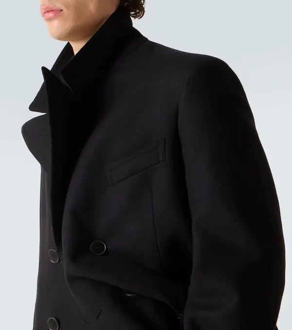 MAISON MARGIELA Double-breasted Virgin Wool Coat