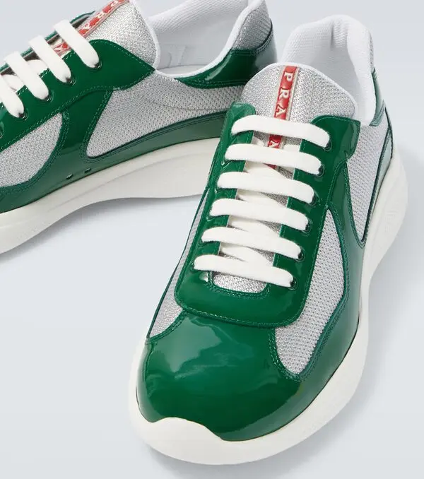 Prada America's Cup Sneakers - Green