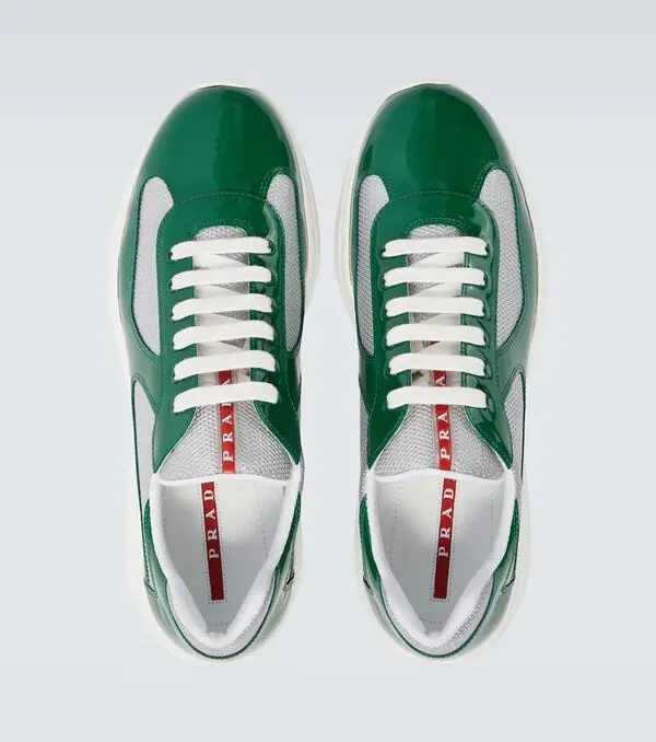 Prada America's Cup Sneakers - Green