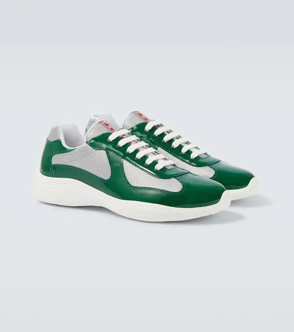 Prada America's Cup Sneakers - Green