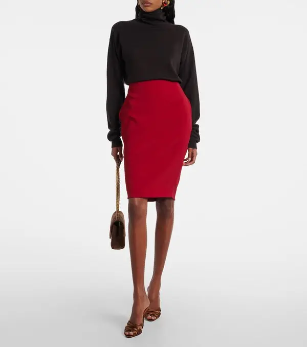 Saint Laurent Chandelle 95 Satin Sandals - Brown