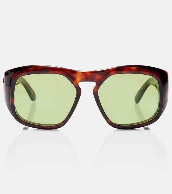 Valentino Garavani Vlogo Square Sunglasses - Brown