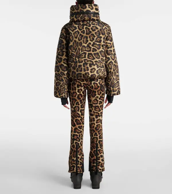 Goldbergh Pantera Leopard-print Down Ski Jacket - Multicoloured