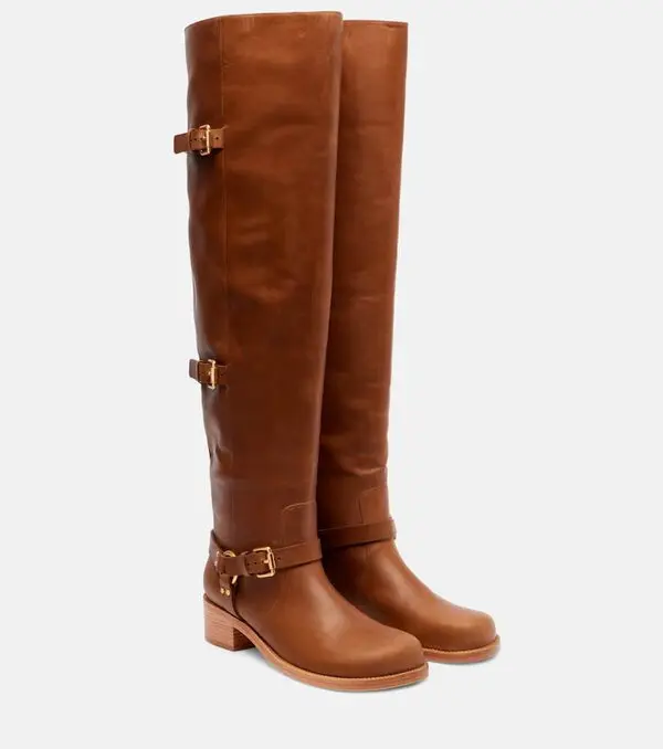 Farm Rio Over-the-knee Leather Boots