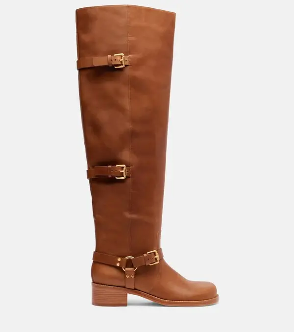 Farm Rio Over-the-knee Leather Boots