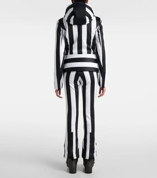 Goldbergh Linea Striped Ski Jacket - Black