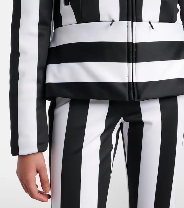 Goldbergh Linea Striped Ski Jacket - Black