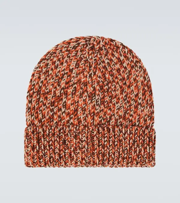Moncler Logo Virgin Wool Beanie