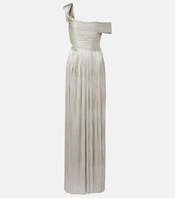 MARIA LUCIA HOHAN Asymmetrical Gown - Silver