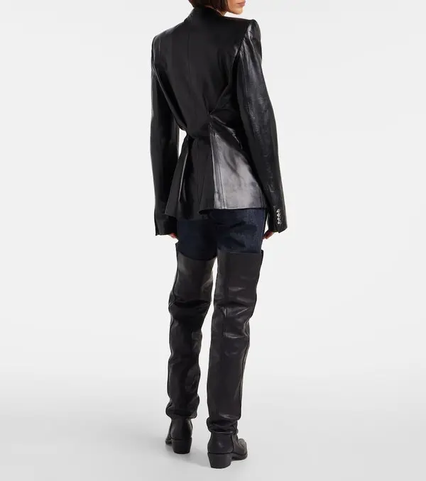 Khaite Elona Leather Jacket