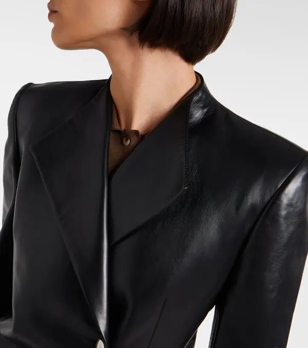 Khaite Elona Leather Jacket