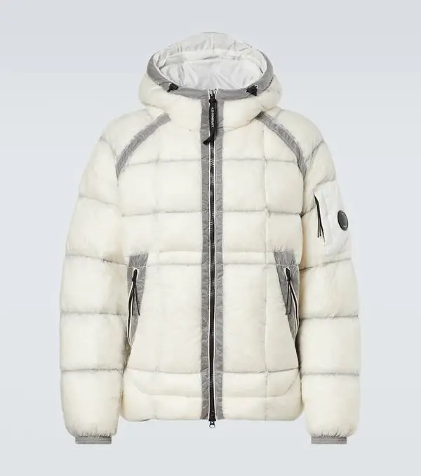 C.P. Company D.D. Shell Down Jacket - White | Editorialist