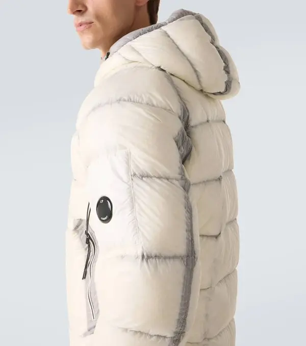C.P. Company D.D. Shell Down Jacket - White | Editorialist