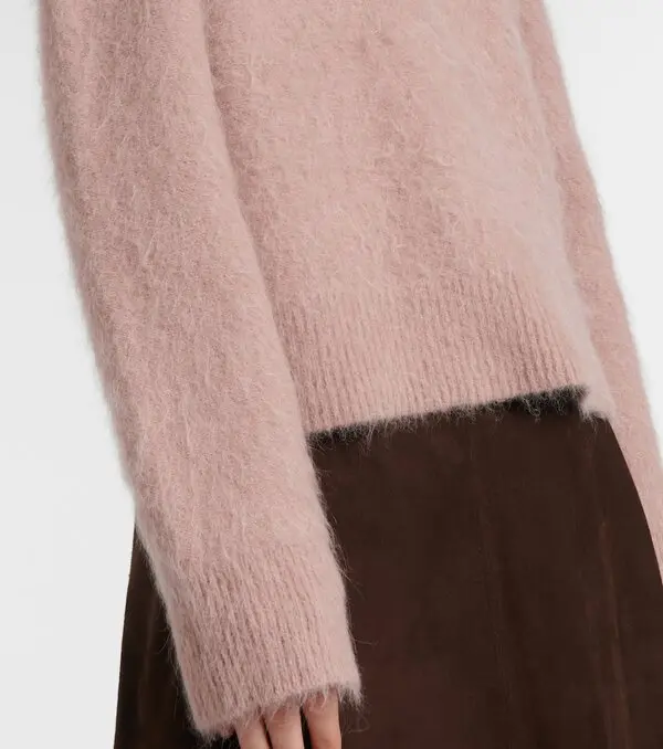 Vince Mohair-blend Sweater - Pink