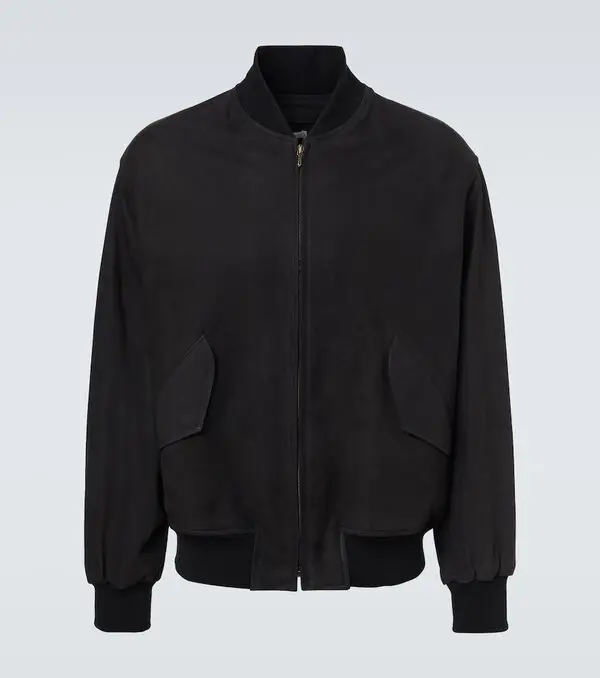 A.PRESSE Suede Blouson Jacket
