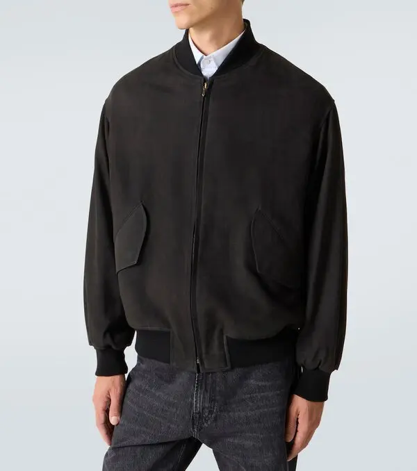 A.PRESSE Suede Blouson Jacket