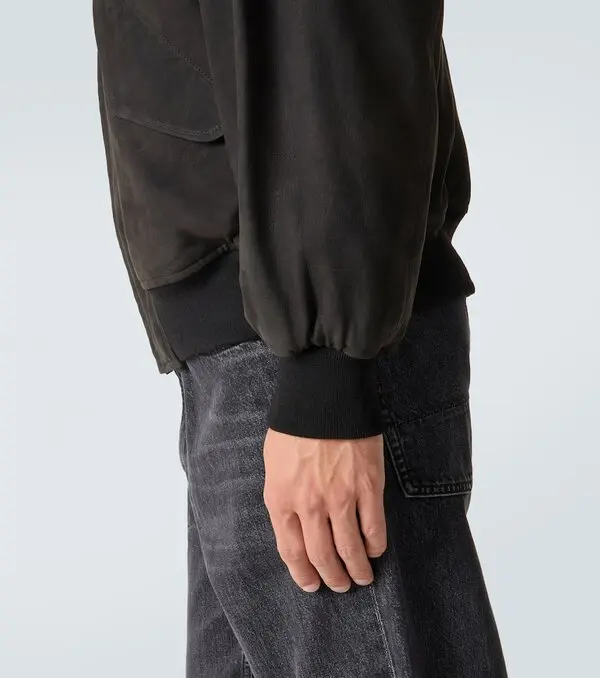A.PRESSE Suede Blouson Jacket