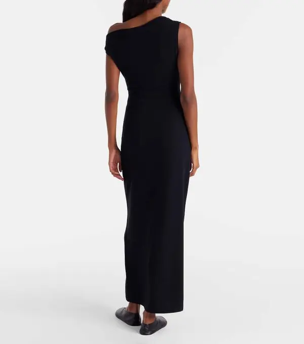 LESET Lauren Off-shoulder Jersey Maxi Dress