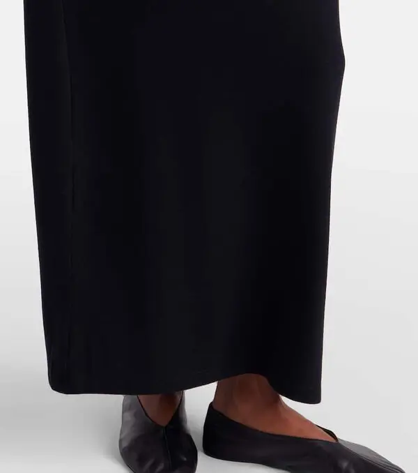 LESET Lauren Off-shoulder Jersey Maxi Dress