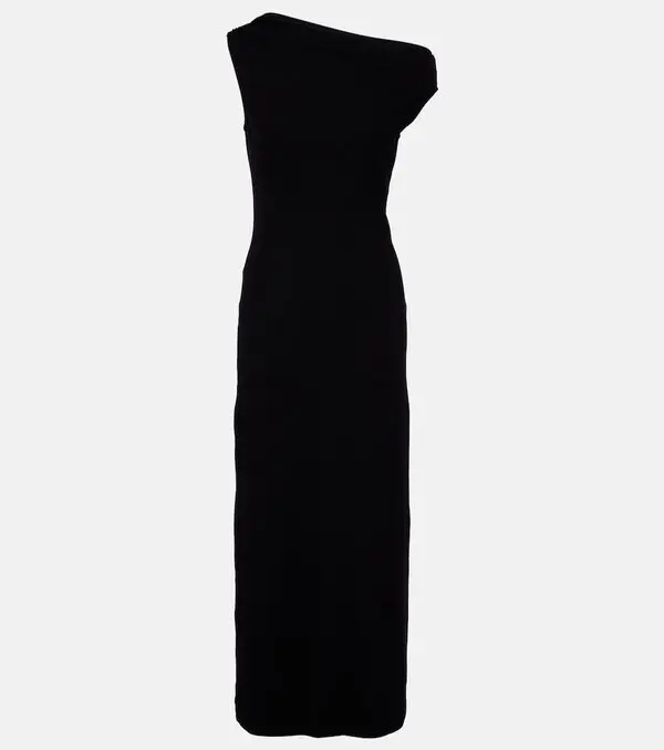 LESET Lauren Off-the-shoulder Maxi Dress - Black
