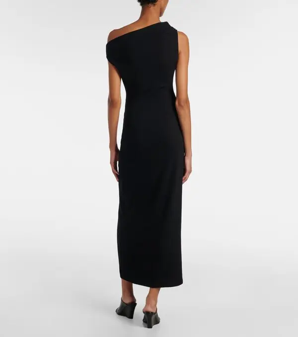 LESET Lauren Off-the-shoulder Maxi Dress - Black
