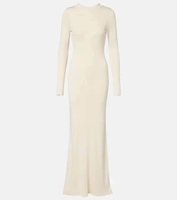 AYA MUSE Elowen Silk-blend Maxi Dress