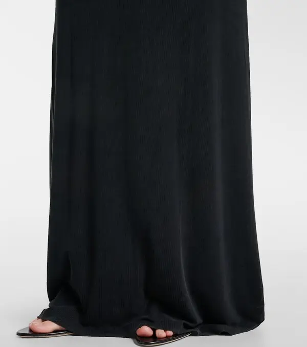 AYA MUSE Sele Cutout Halterneck Gown - Black
