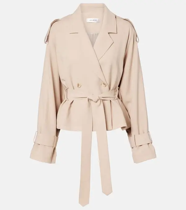 AYA MUSE Soli Belted Double-breasted Trench Coat