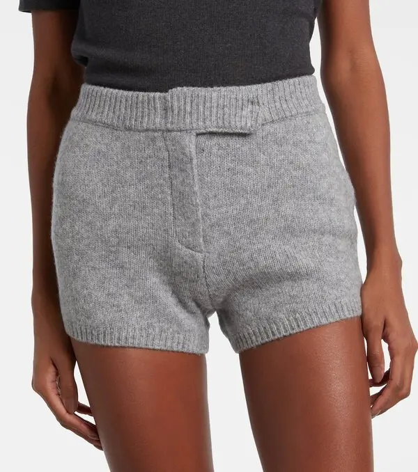 AYA MUSE Vita Knitted Shorts - Grey