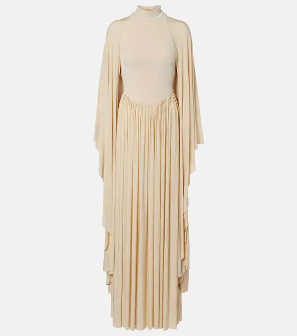 Zimmermann Memento Pleated Velvet Gown